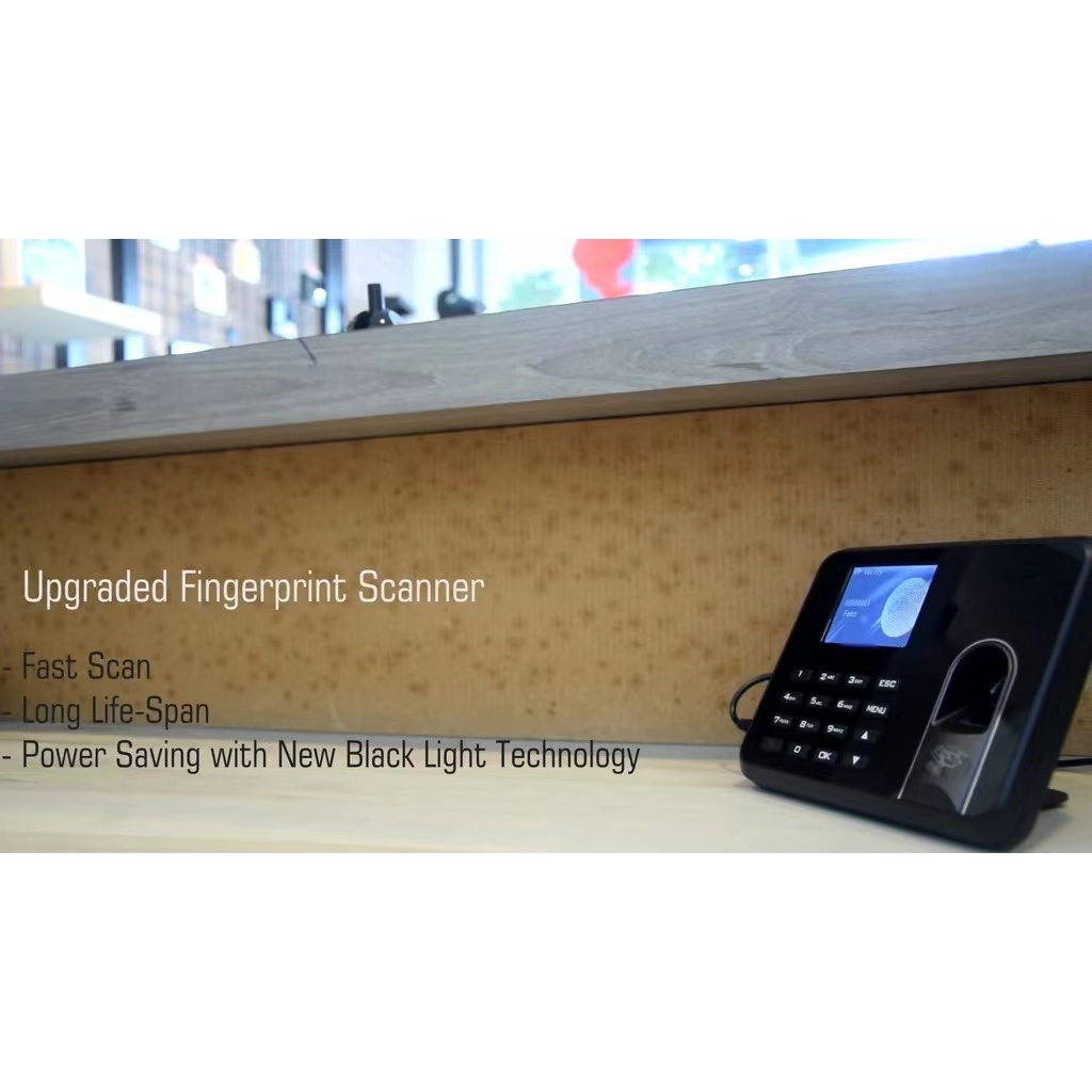 Heavy Duty Fingerprint Thumbprint Time Attendance Machine | Mesin Kehadiran Masa Cap Jari ...