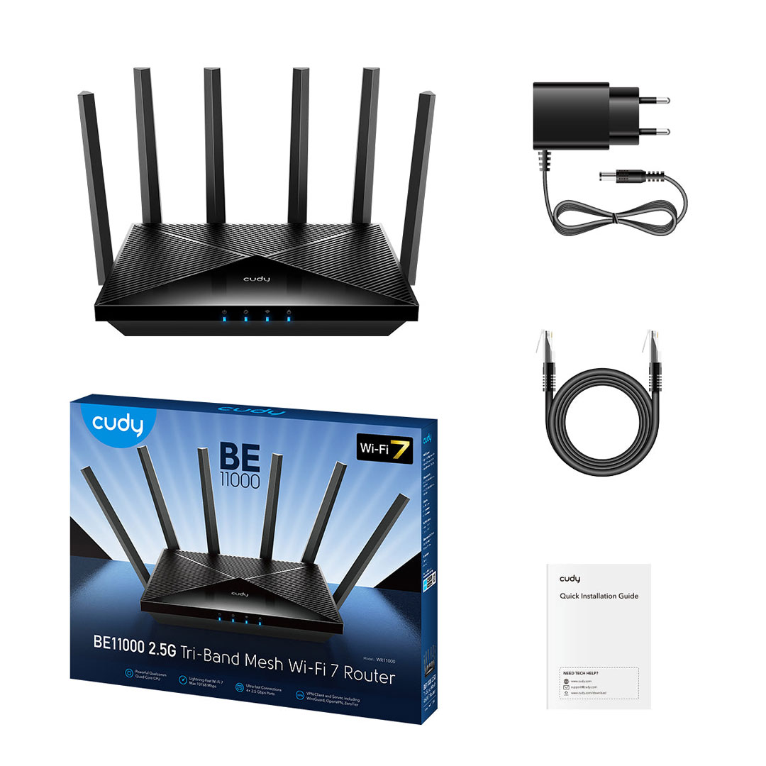 WR11000 - BE11000 2.5G Tri-Band Mesh Wi-Fi 7 Router | Shopee Malaysia
