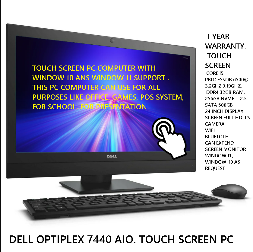 DELL TOUCH SCREEN OFFICE WORK AND POS SYSTM MULTI TOUCH FUNCTION ...