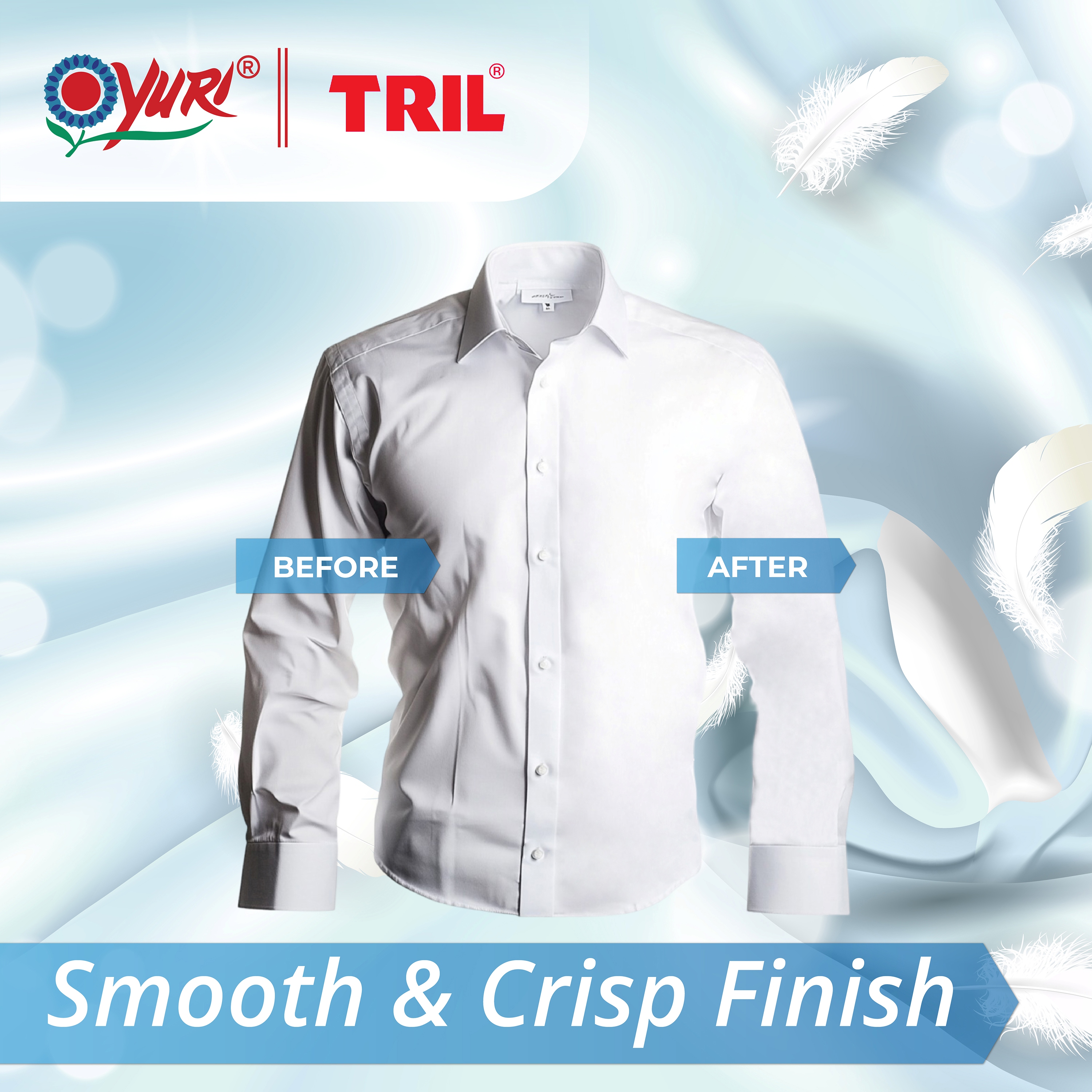 [Bundle of 3] Yuri Tril Antibacterial Ironing Starch 500ml x3 | Shopee ...