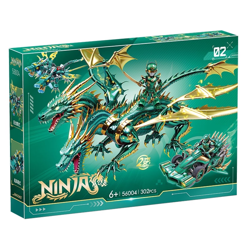 Ninja Dragon Ninja Robot Mecha Puzzle Assembled Children Educational ...