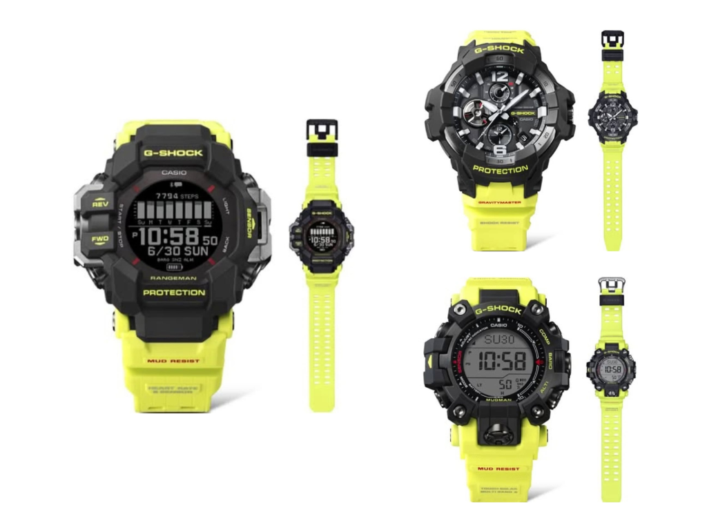 G-Shock Japan Set Rangeman GPR-H1000RY-1A9 Gravitymaster GR-B300RY-1A9 ...