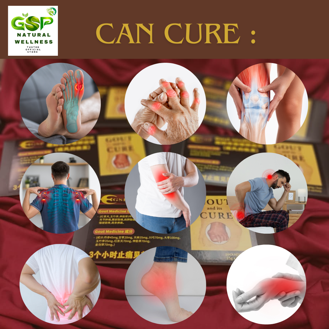 (READY STOCK) GOUT TRADITIONAL PAIN & SYMPTOM RELIEF MEDICINE (8 ...