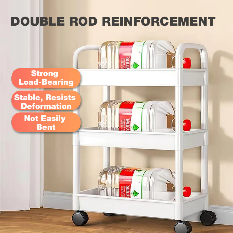 3/4/5 Layer Home Storage Trolley Storage Rack Multipurpose Storage rack ...