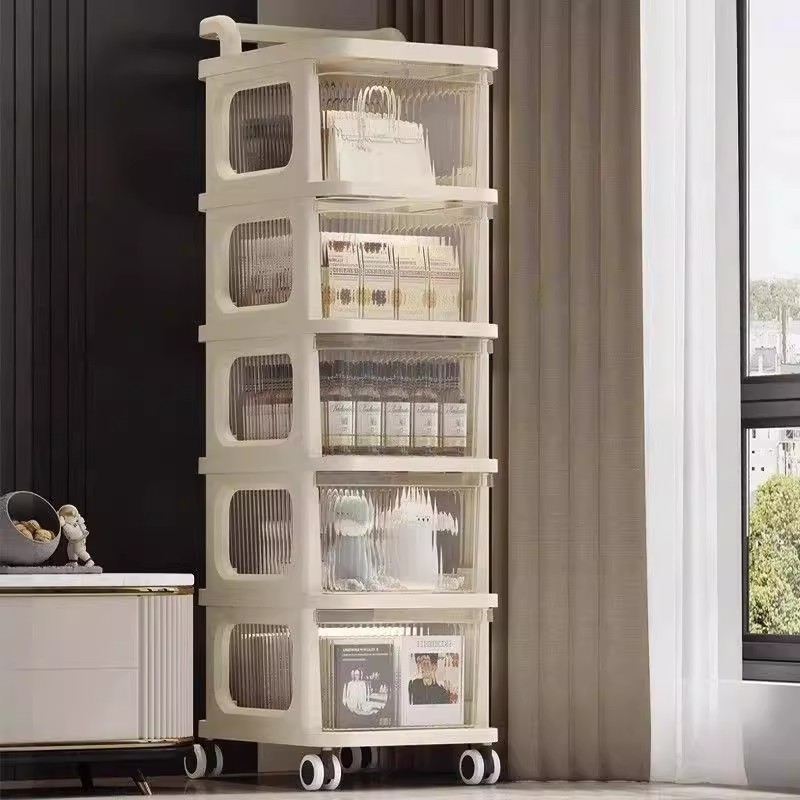 Trolley Rack Drawer Cabinet Stroller Cream Style Toy Snack Storage ...