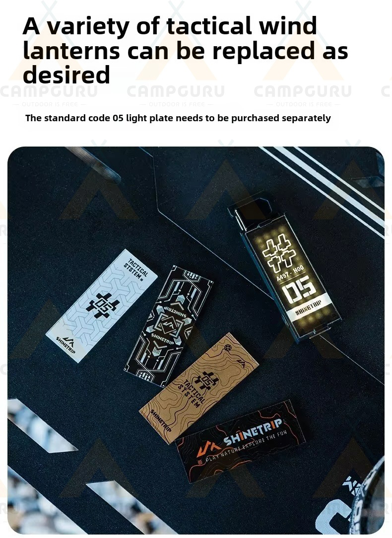 ShineTrip 05 Series Tactical Buckle Badge Light LED Torch Camping ...