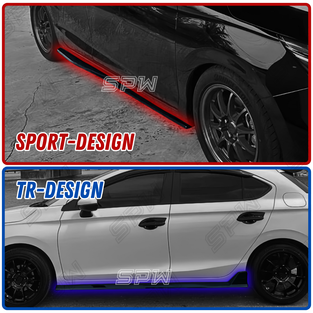 Honda City Sedan/Hatchback (2020-2025) Side Skirt Skirting Lip Diffuser ...