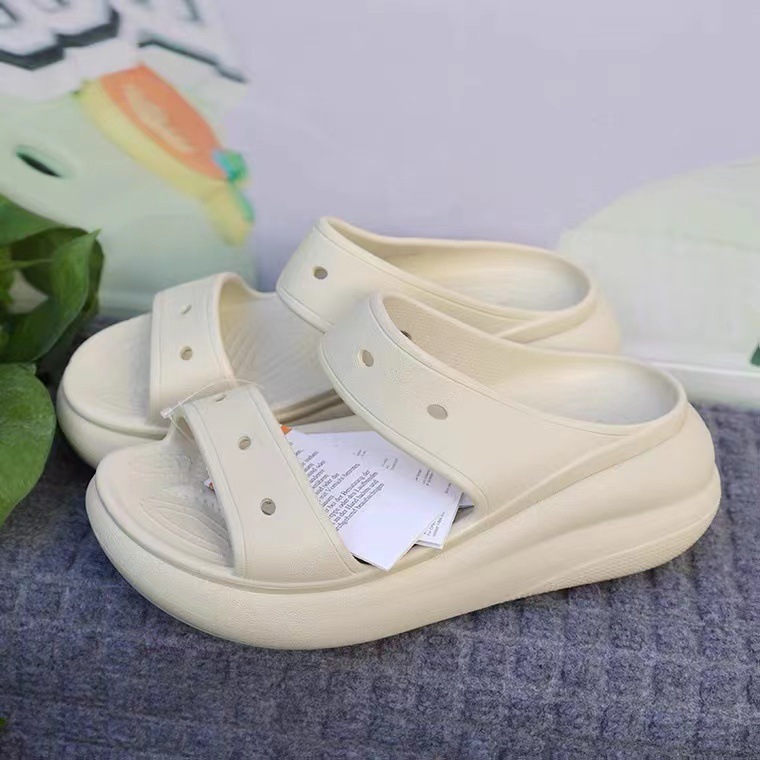 UNISEX CLASSIC CLOG Crocs Slippers CLASSIC PLATFORM CLOG Thick Soled ...