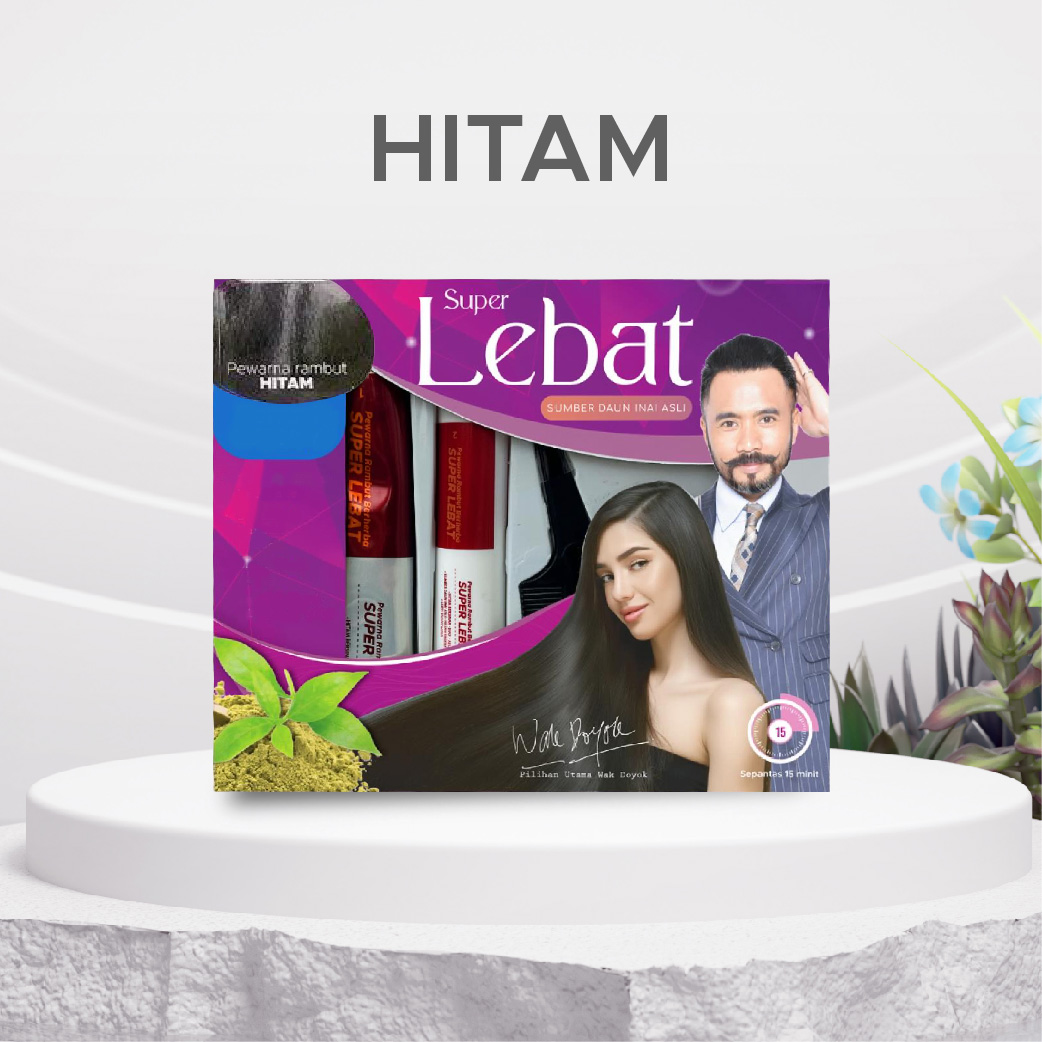 DHERBS SUPER LEBAT PEWARNA RAMBUT PERANG & HITAM INAI | Shopee Malaysia