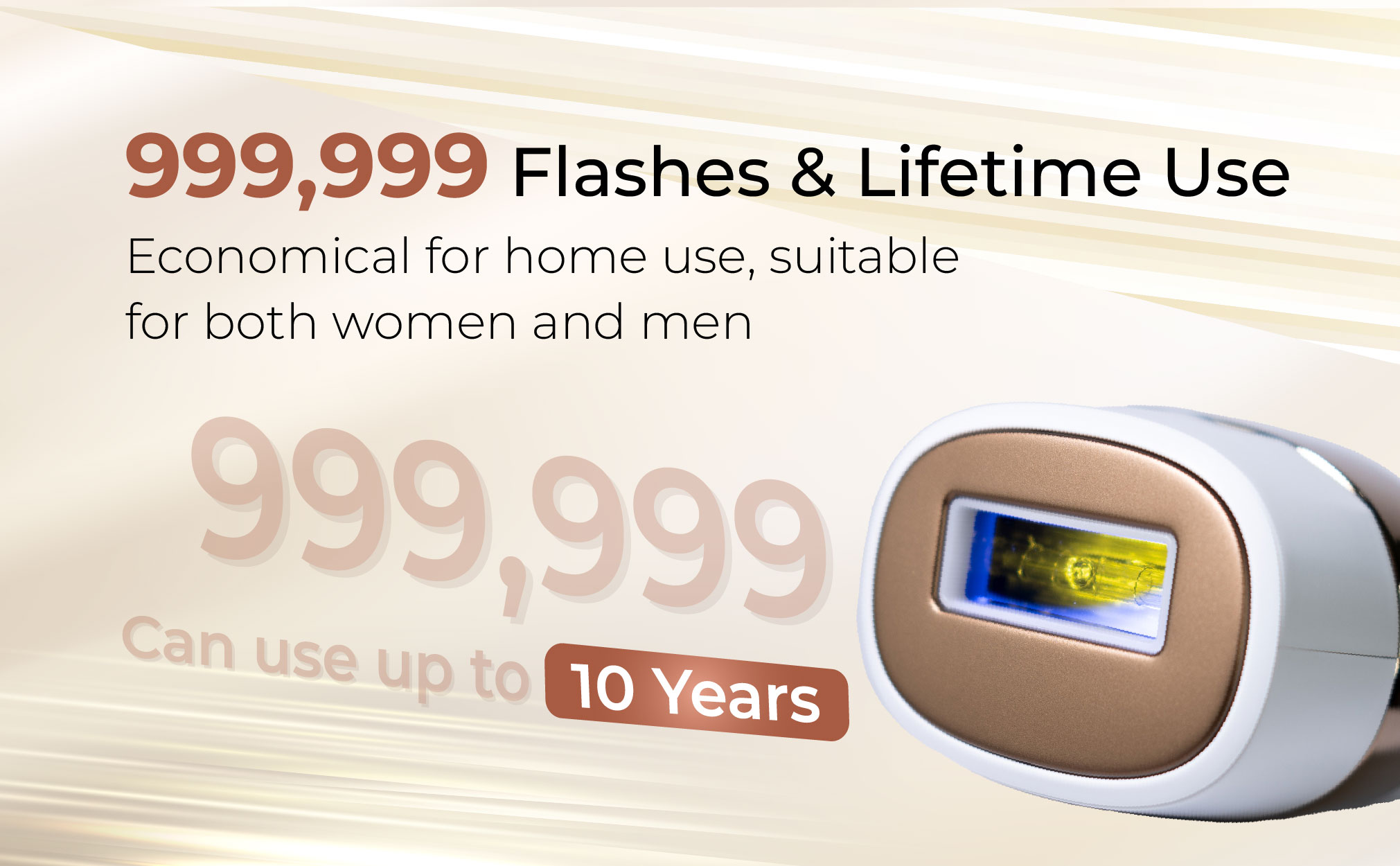 SKILLANO Pro Ice Cool IPL Laser Hair Removal Machine 999,999 Flashes 永久 ...