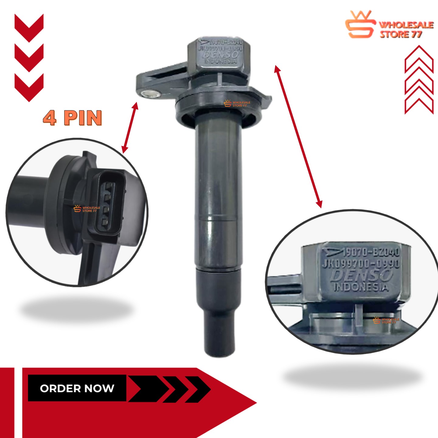 ORIGINAL | PERODUA MYVI / ALZA / TOYOTA AVANZA PLUG COIL TOYOTA PERODUA ...