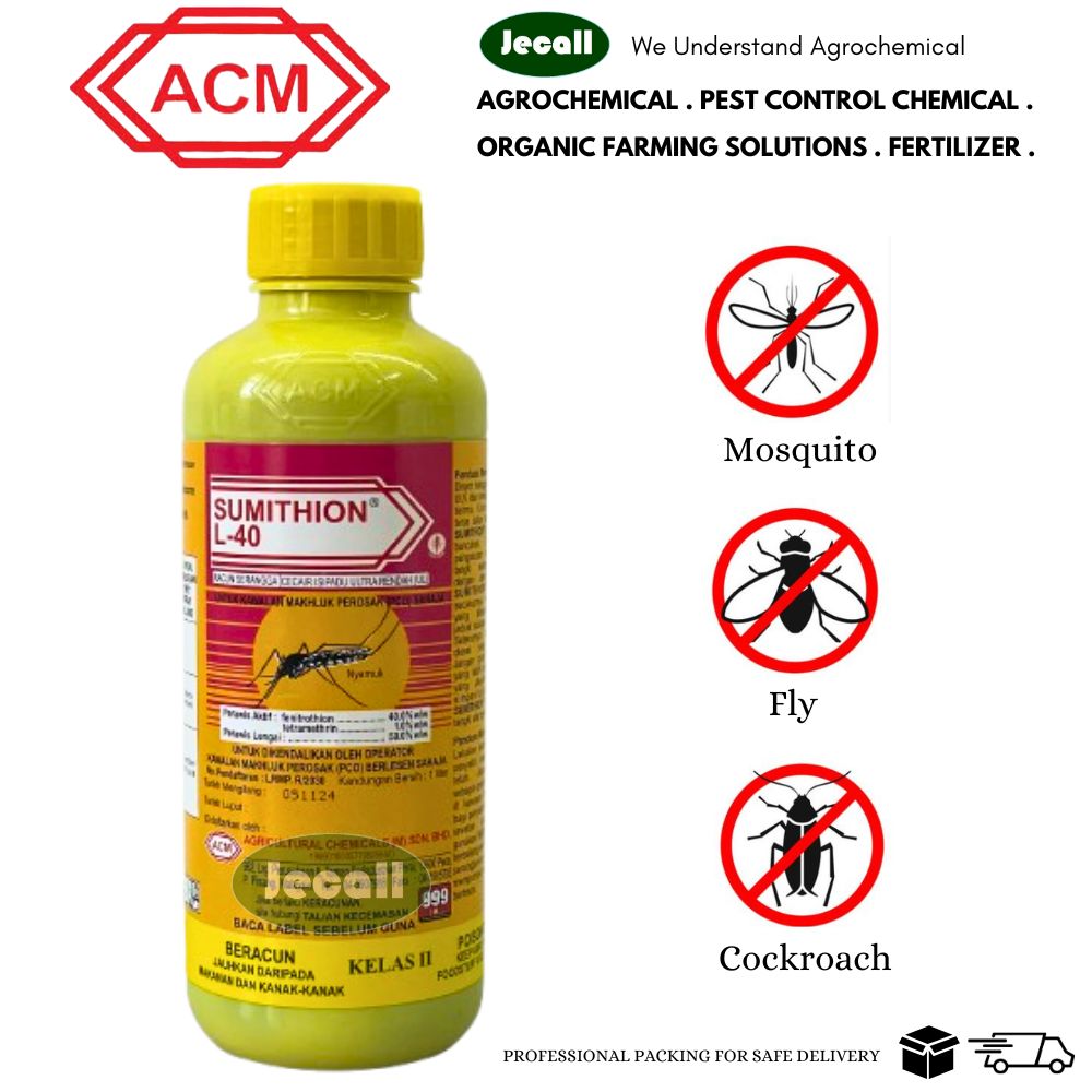 ACM Sumithion® L40 1 Liter / Fenitrothion 40% / Nyamuk Dengue / Lalat ...