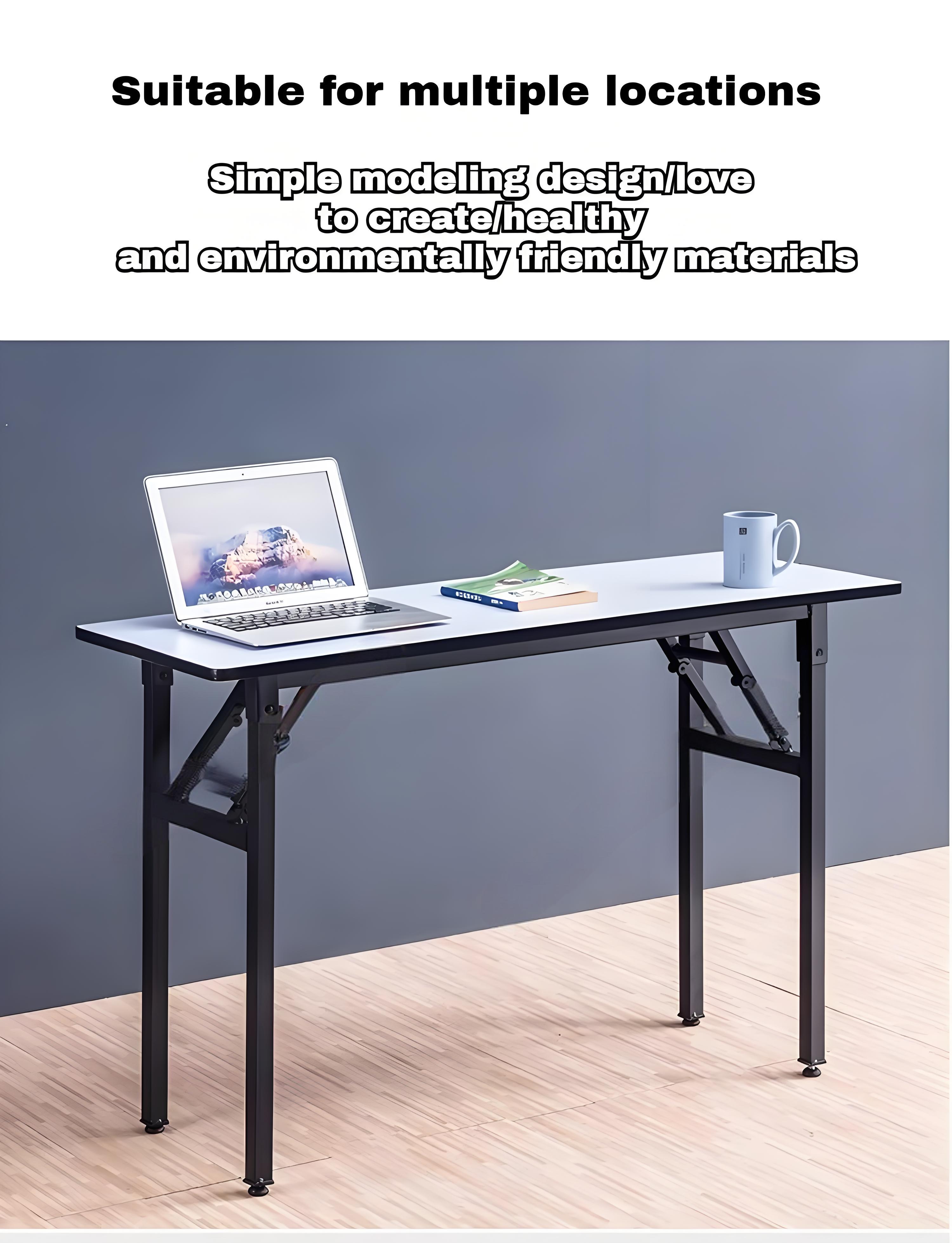 🔥【No Need Install】Meja Lipat Foldable Table Study Office Dining Desk ...