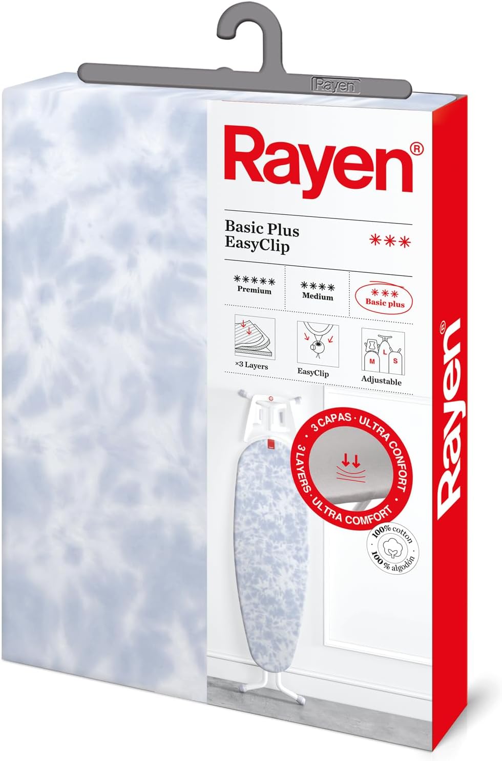 Rayen Basic Plus Confetti Design Ironing Board Cover R6275.06 (Max ...