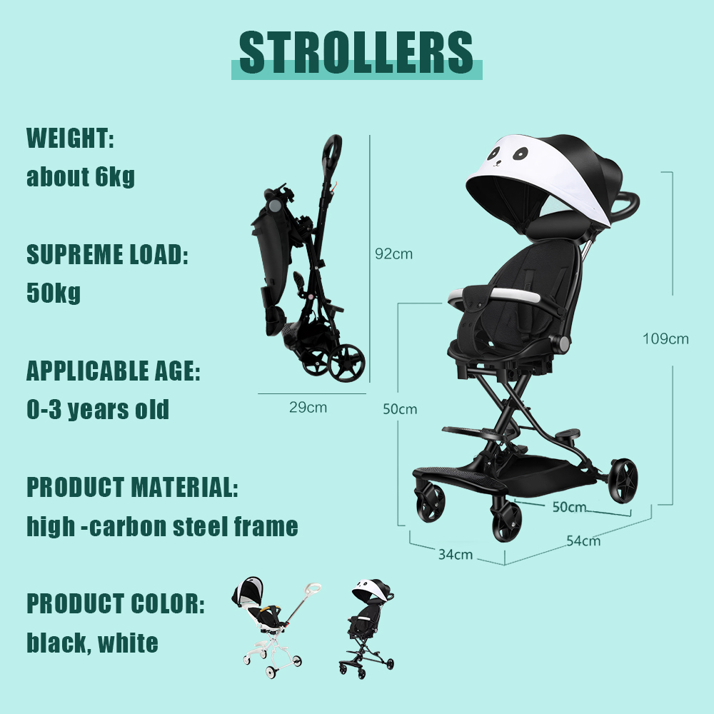foldable magic baby stroller travel 2 way facing Lightweight Stroller 4 ...