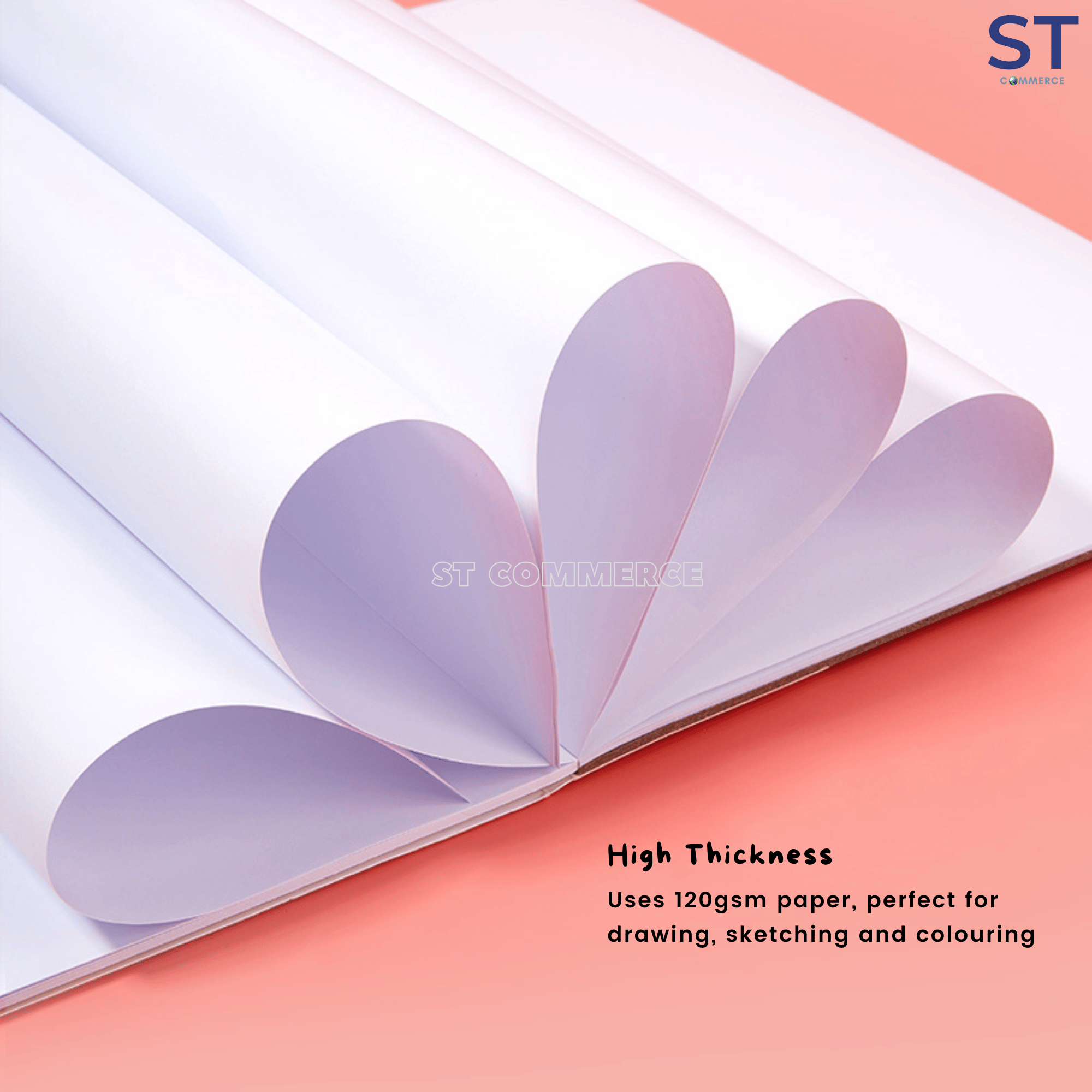 Touchmark Sketchbook (120gsm x 30 Pages) B5/A4/A3 Size Drawing Book ...
