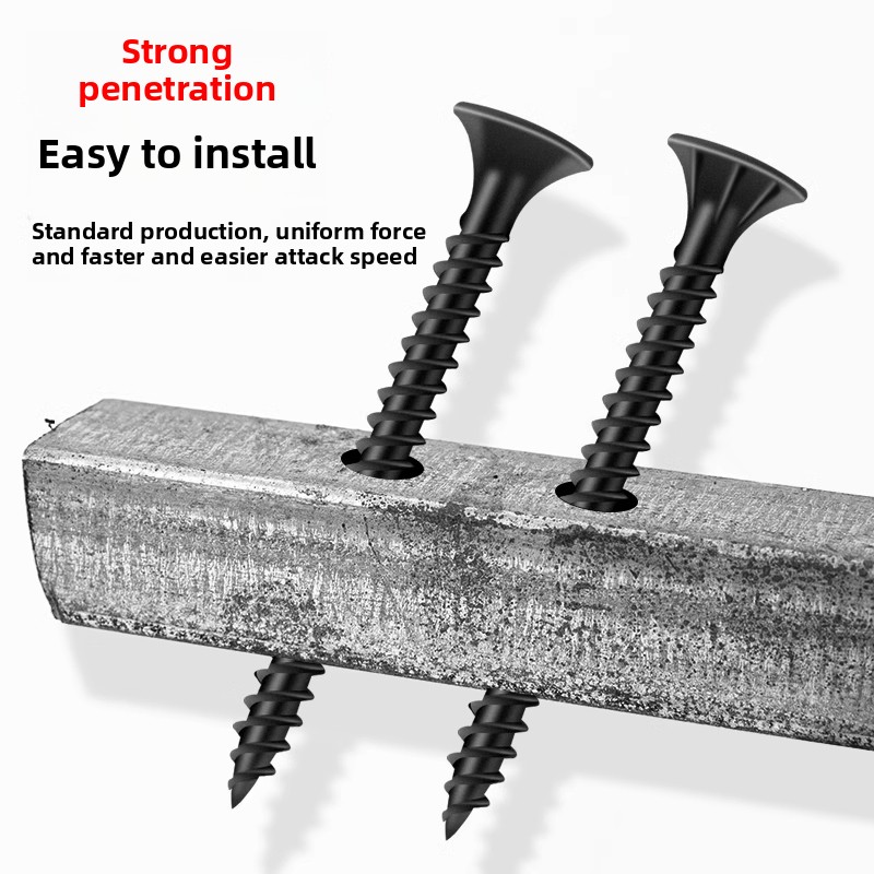Skru Hitam Drywall Screw 20–50mm | Black Countersunk Phillips Wood ...