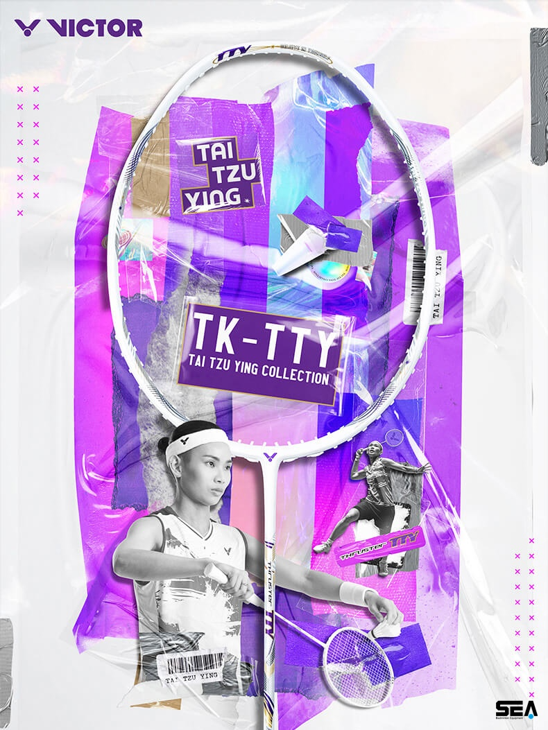VICTOR THE IRREPLACEABLE “TAI” Thruster TTY 4U/G5 Badminton Racket TK ...