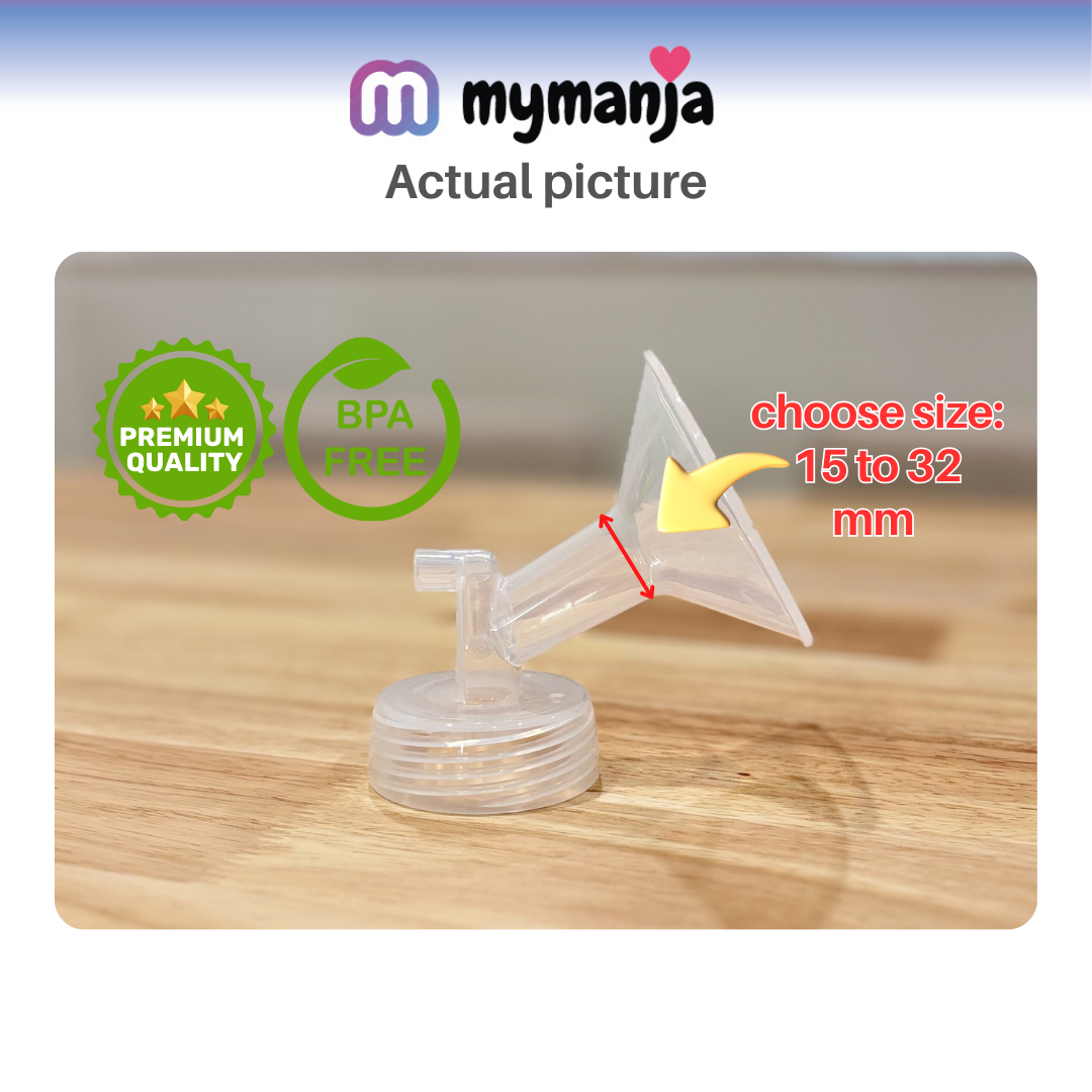 MYMANJA Wideneck Flange - 15 to 32mm Breast Shield (free Valve) for ...
