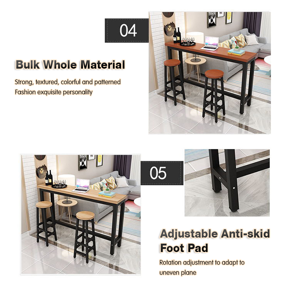 Bar table Set Meja bar set makan Stool High chair Kerusi tinggi Modern ...