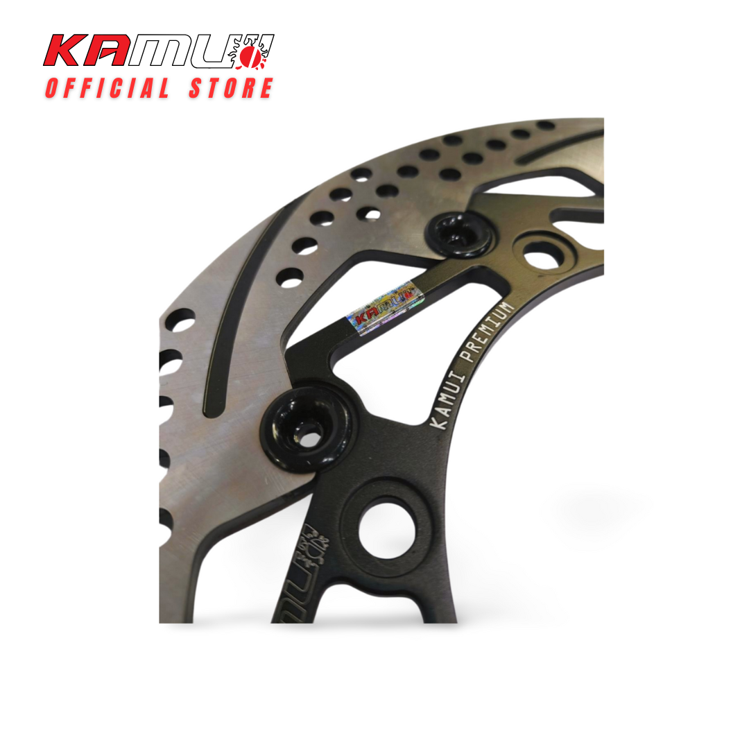 KAMUI Alloy Cnc Front Floating Brake Disc Black Pin Honda Forza 350 ADV ...