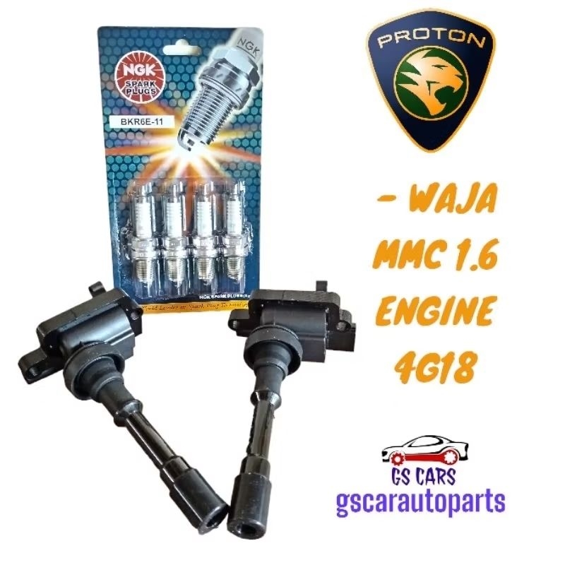 Proton waja 1.6mmc 4g18 engine denso plug coil / ignition plug coil ...