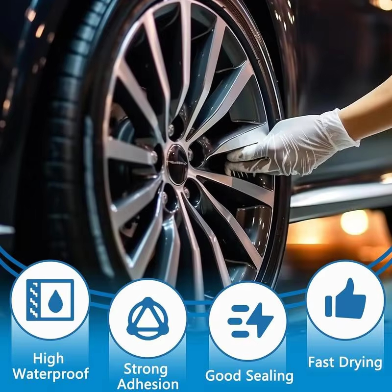 補胎 膠水 Tyre Glue Car Tire Repair Rubber Motorcycle Tire Black Rubber ...