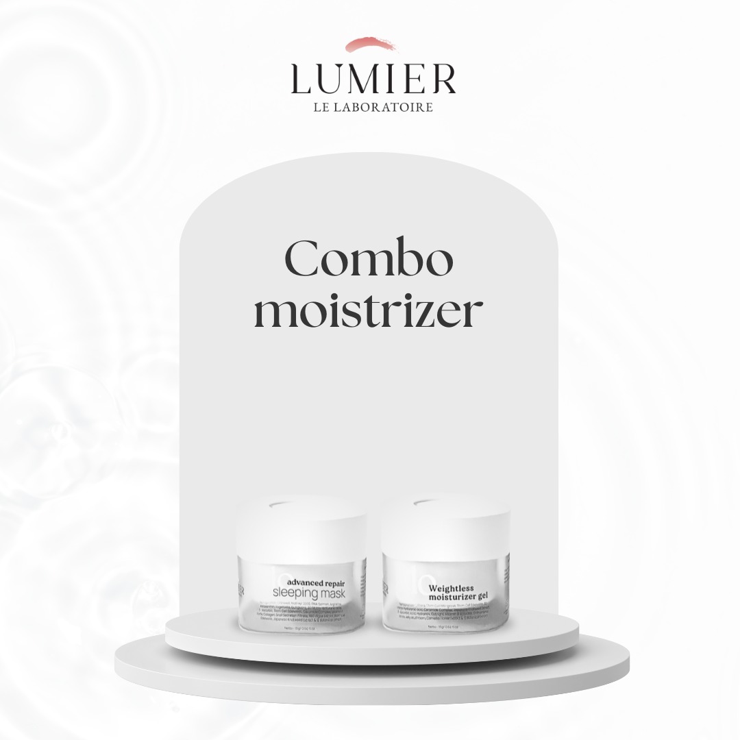 LUMIER - COMBO MOISTURIZER GEL AND SLEEPING MASK | Shopee Malaysia