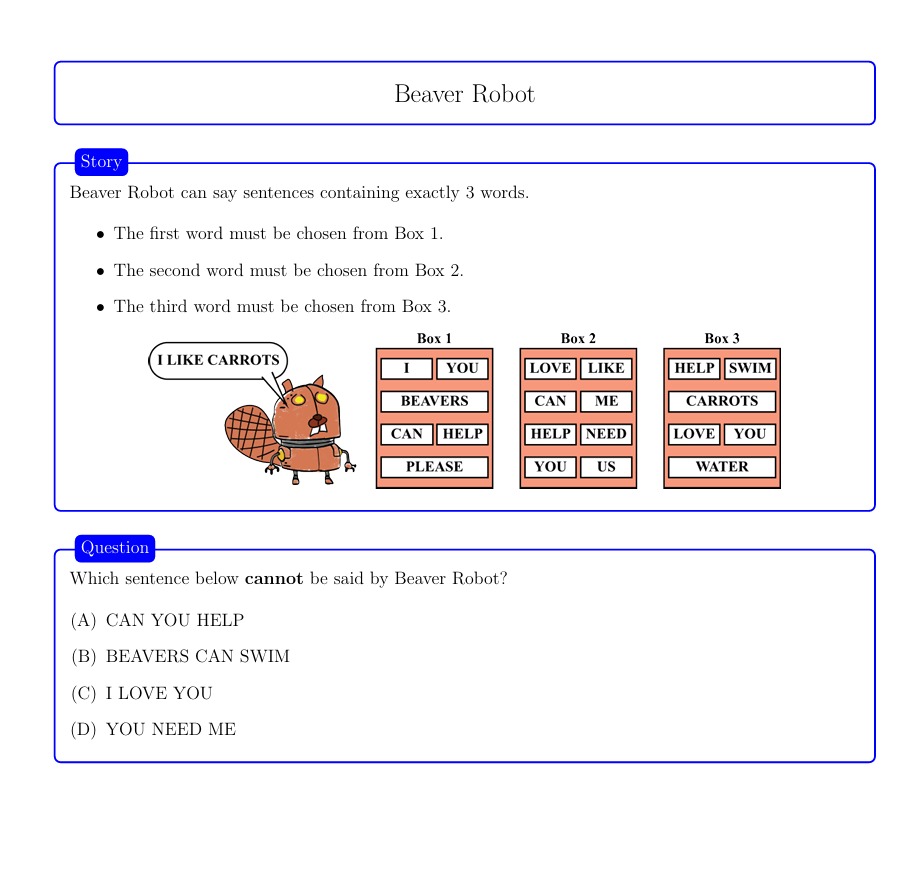 [SOFTCOPY] BEAVER COMPUTING CHALLENGE PAST PAPERS - GRADE 7/8 (PDF ...