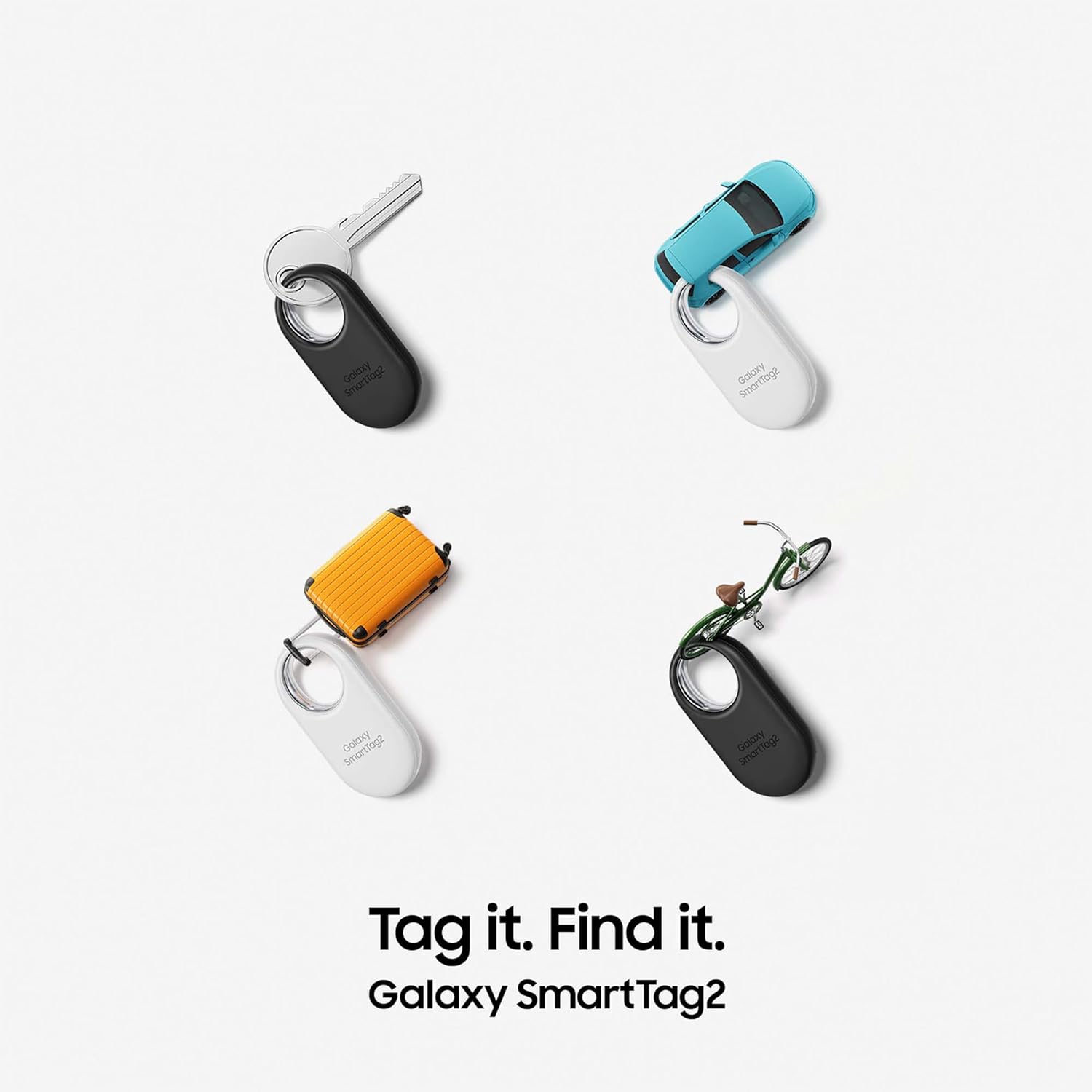 Samsung Galaxy SmartTag2 Bluetooth Tracker (1 Pack), Compass View AR ...