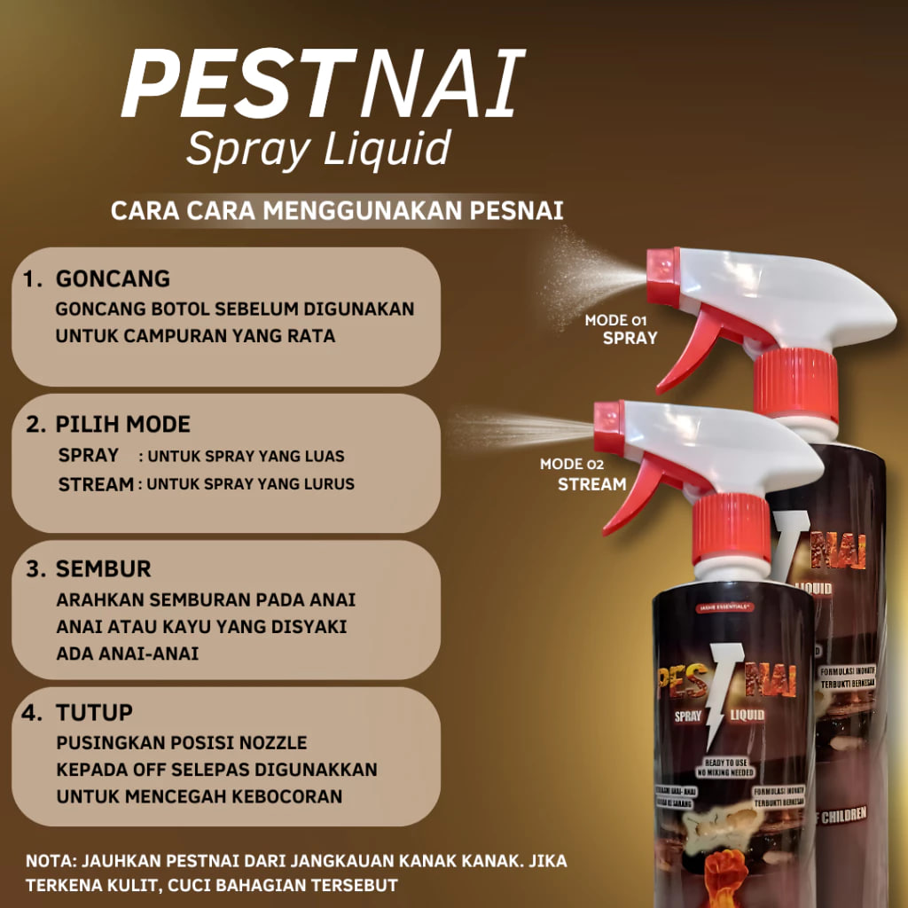 PESNAI / PESTNAI SPRAY UNTUK ANTI ANAI-ANAI [500ML] | Shopee Malaysia