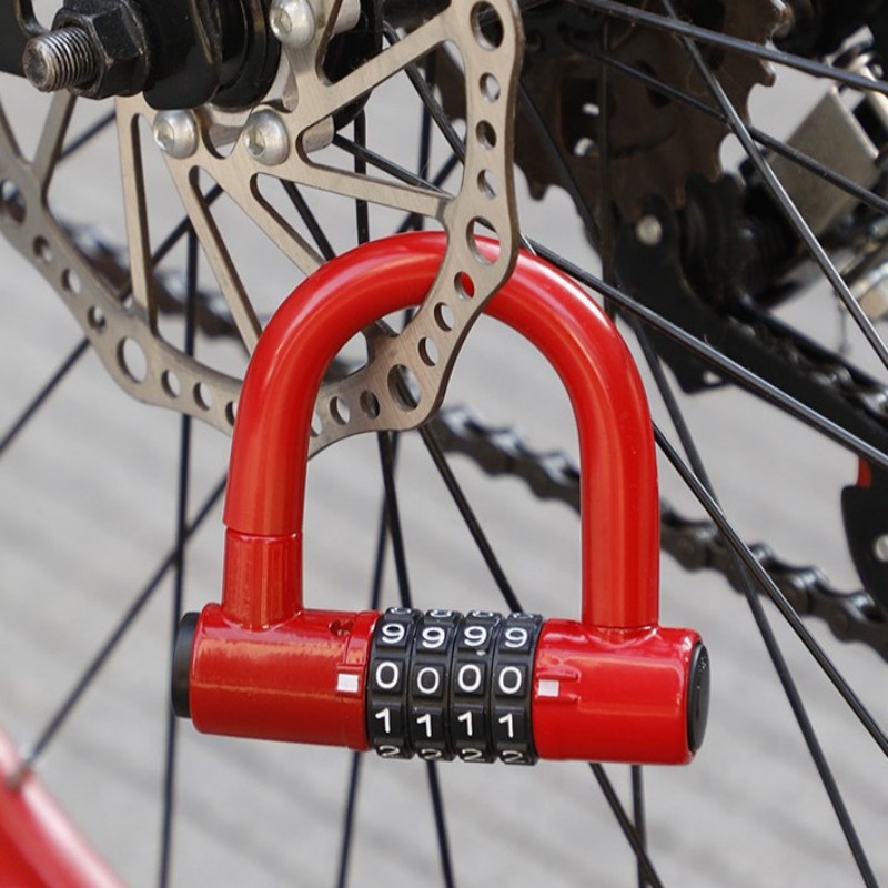U-shaped Lock The Professional Number Lock Anti Cut Secure Zinc Alloy ...