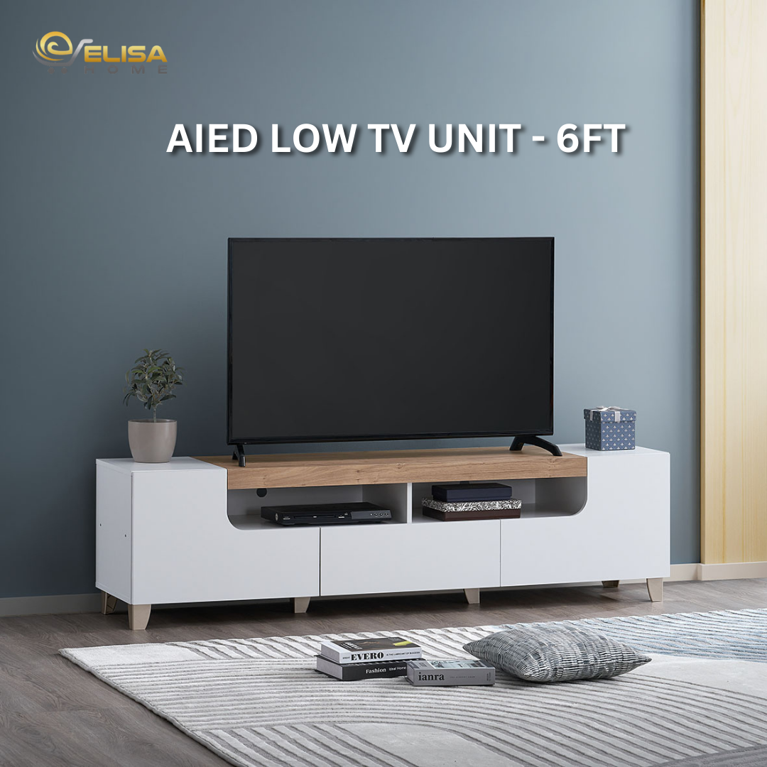 [FREE/LOW SHIPPING] ELISA HOME Asla TV Rack /Multifunction Storage Rack ...