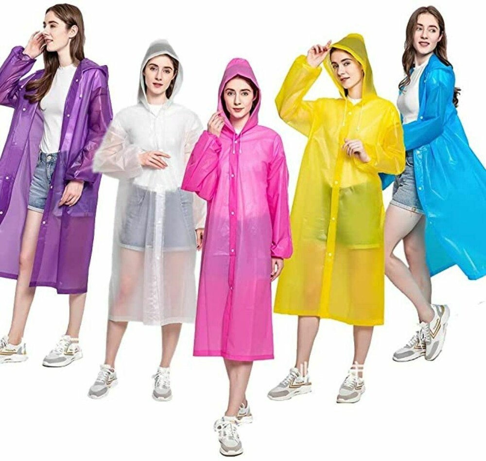 (FREE GIFT) Unisex Rain Card for Emergency Use Waterproof Rain with ...