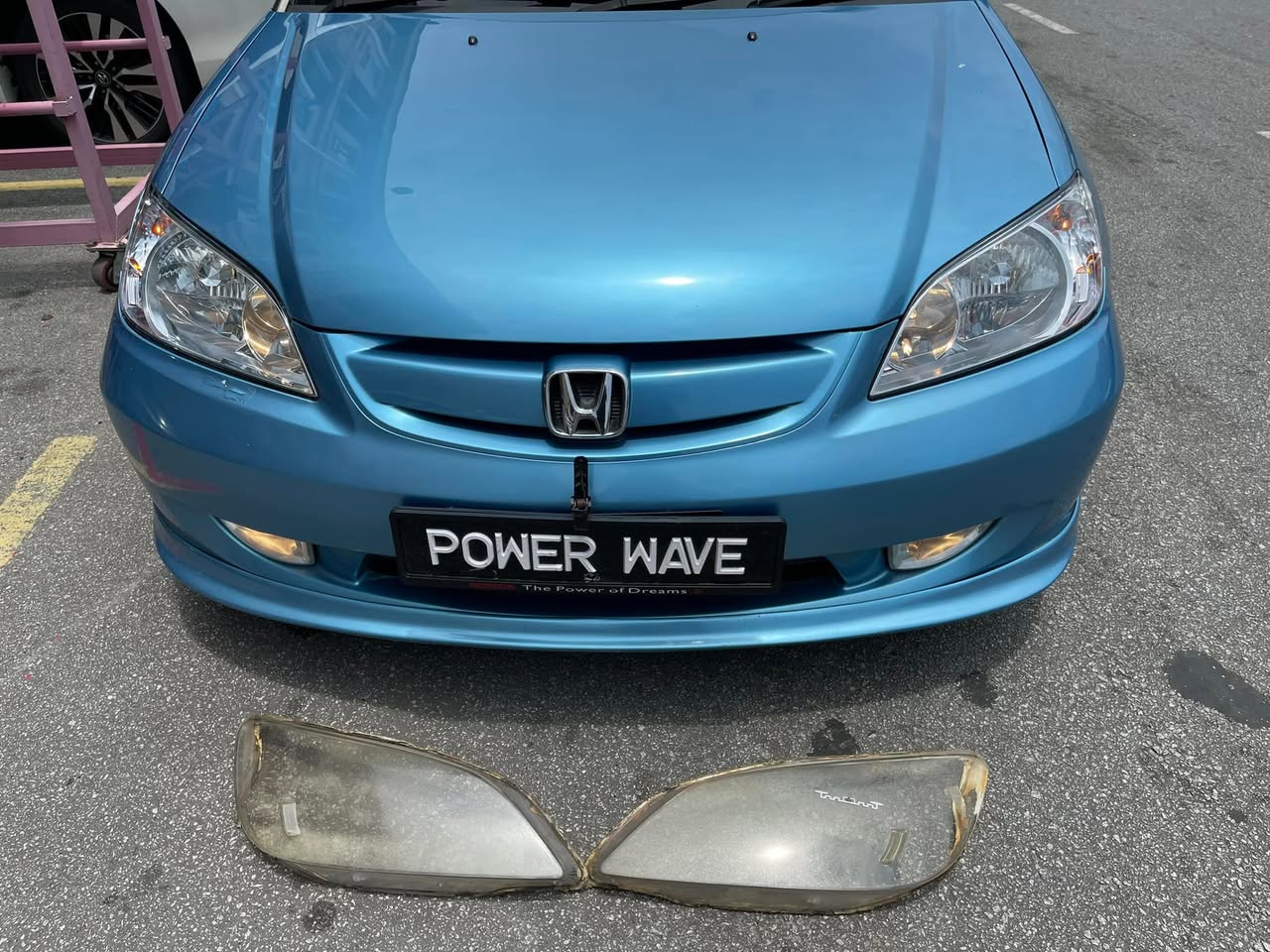 HONDA CIVIC 1.7 2003 2004 2005 HEADLAMP COVER LENS CASING | Shopee Malaysia