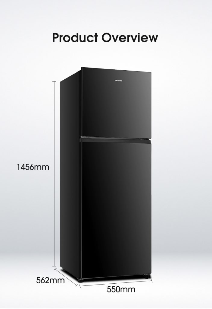 Hisense 2 Door Inverter Fridge Refrigerator (240L) RT286N4ABN1 Inverter ...