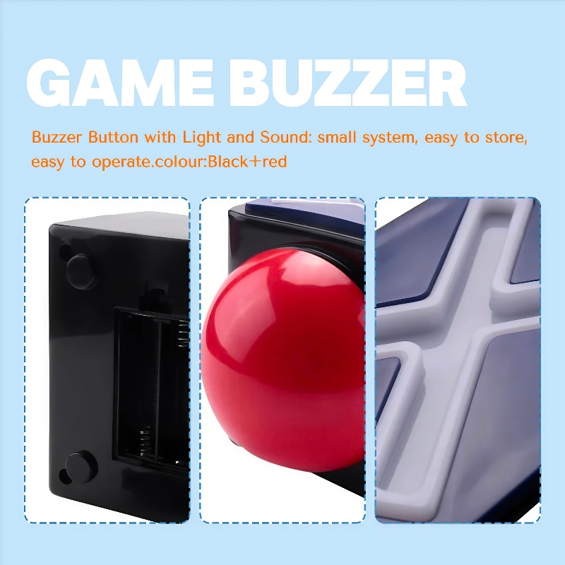 [READY STOCK] Game Answer Buzzer Alarm Button With Sound Light Trivia ...