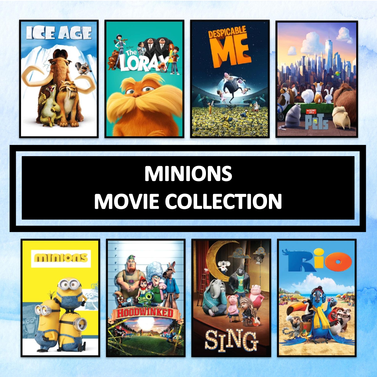 CARTOON | MINIONS ANIMATION COLLECTION | PENDRIVE MOVIE | KOLEKSI VIDEO ...