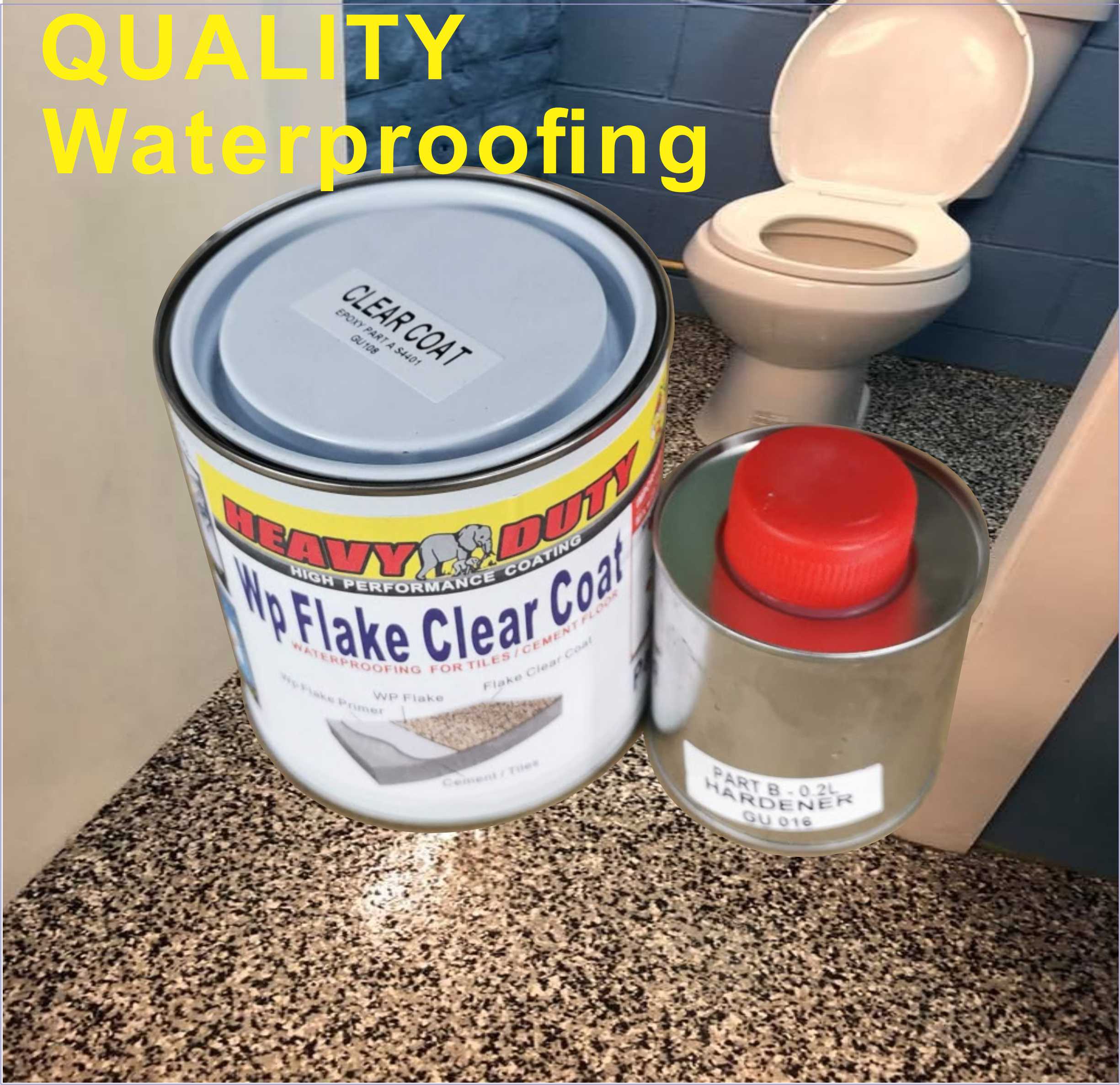 1L FLAKE CLEAR COAT ONLY ( 1L ) EPOXY TOP COAT CLEAR FOR FLAKE COLOURS ...