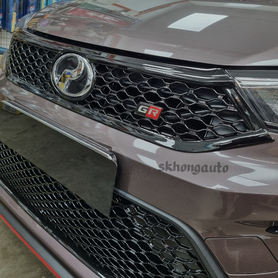 Perodua Bezza 2021-2025 GR SPORT Front Grill Lower Grill Honeycomb Mesh ...
