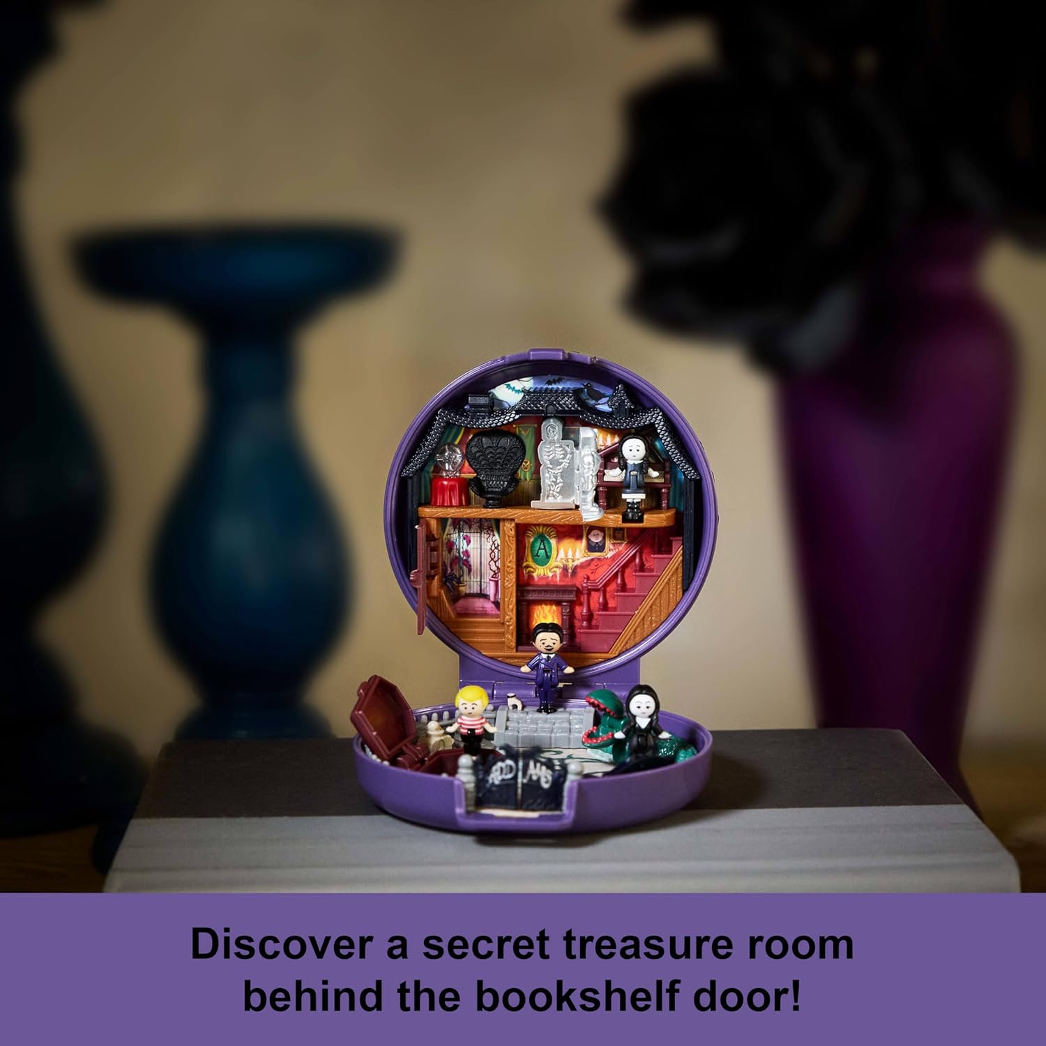 Polly Pocket Collector The Addams Family Compact, Special Edition Dolls ...