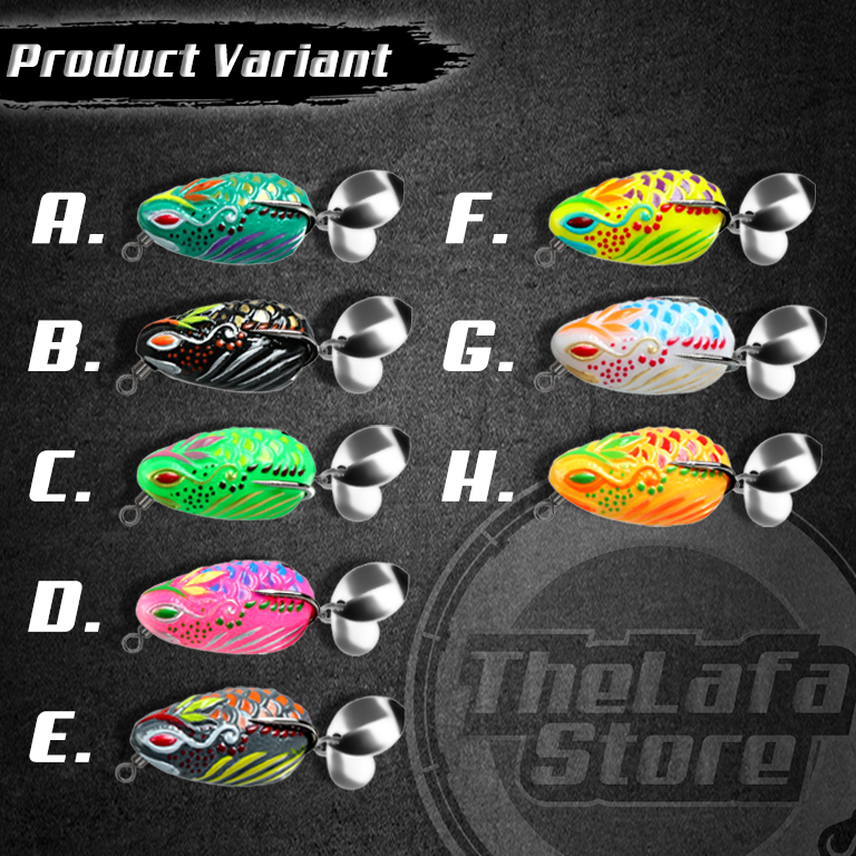 3.5cm Thai Soft Frog Lure RUGBY Gewang Tiruan Katak Getah Rubber Frog ...