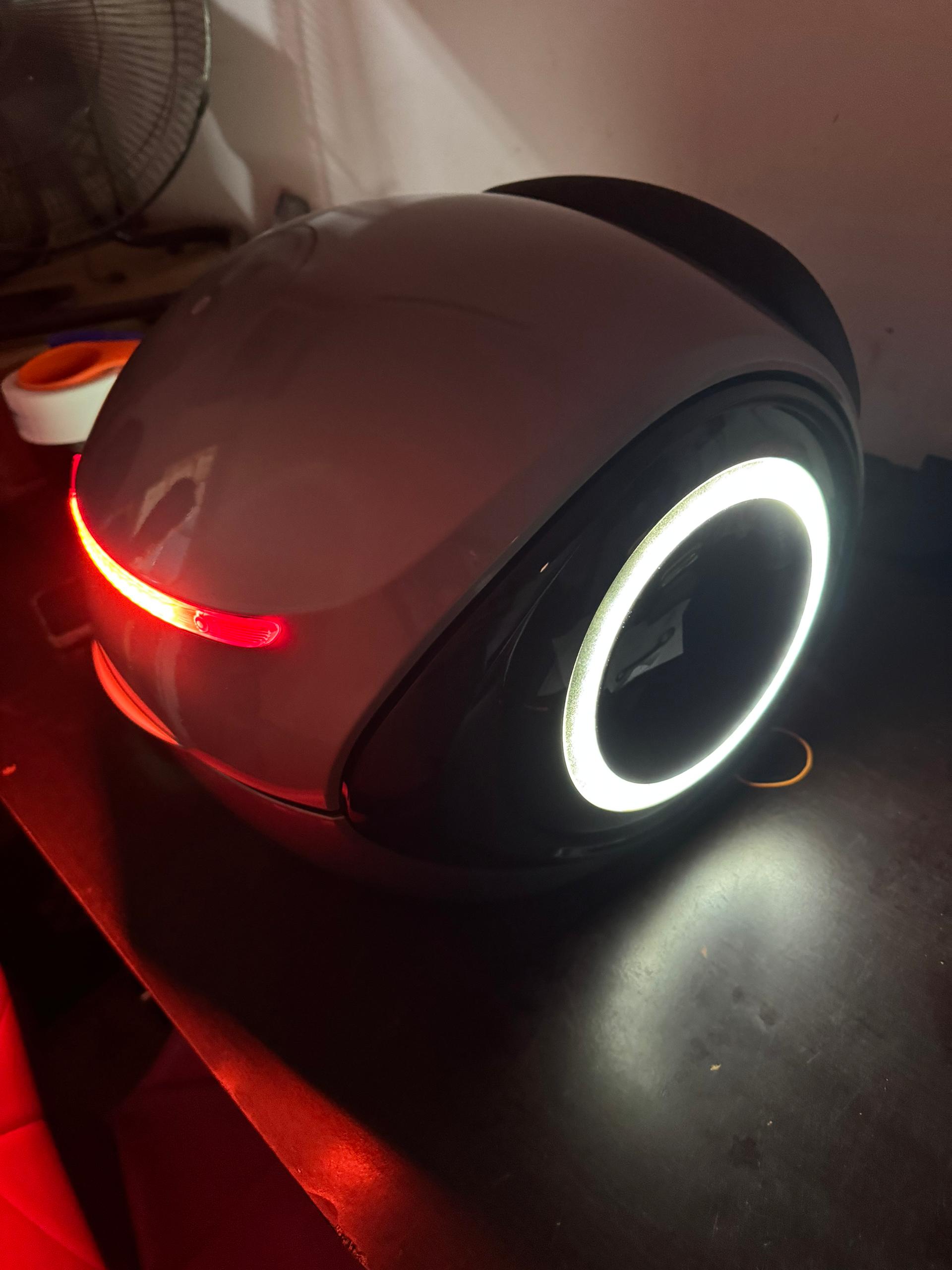 Alien LED Light Brake Light Tail Box Siput Motorcycle Top Box Kotak ...
