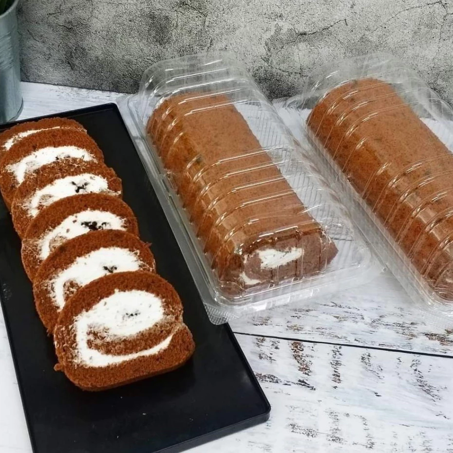 BENXON OPS-H14L / Plastic Tray with Lock 50Pcs±/Pkt Bakery Disposable ...