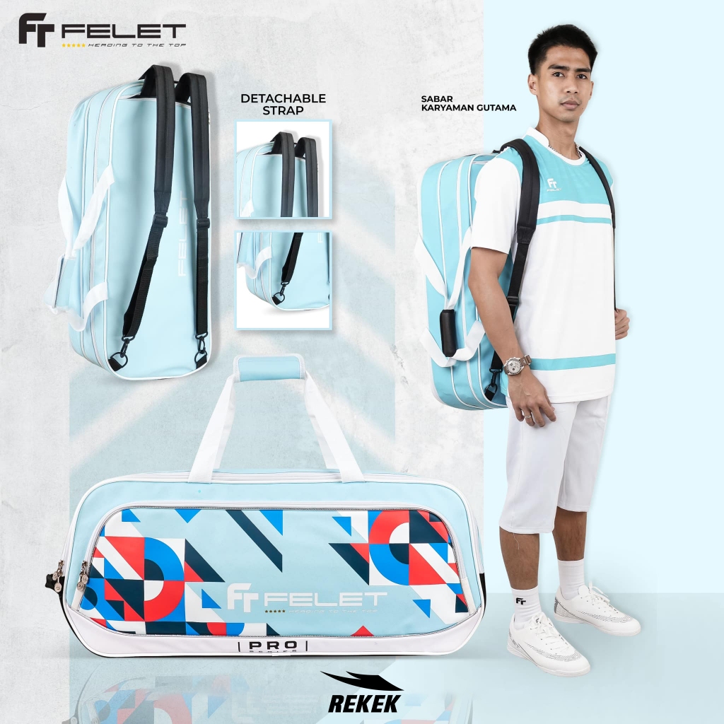 FELET Smart Pro Badminton Tournament Bag Original FELET | REKEK ...