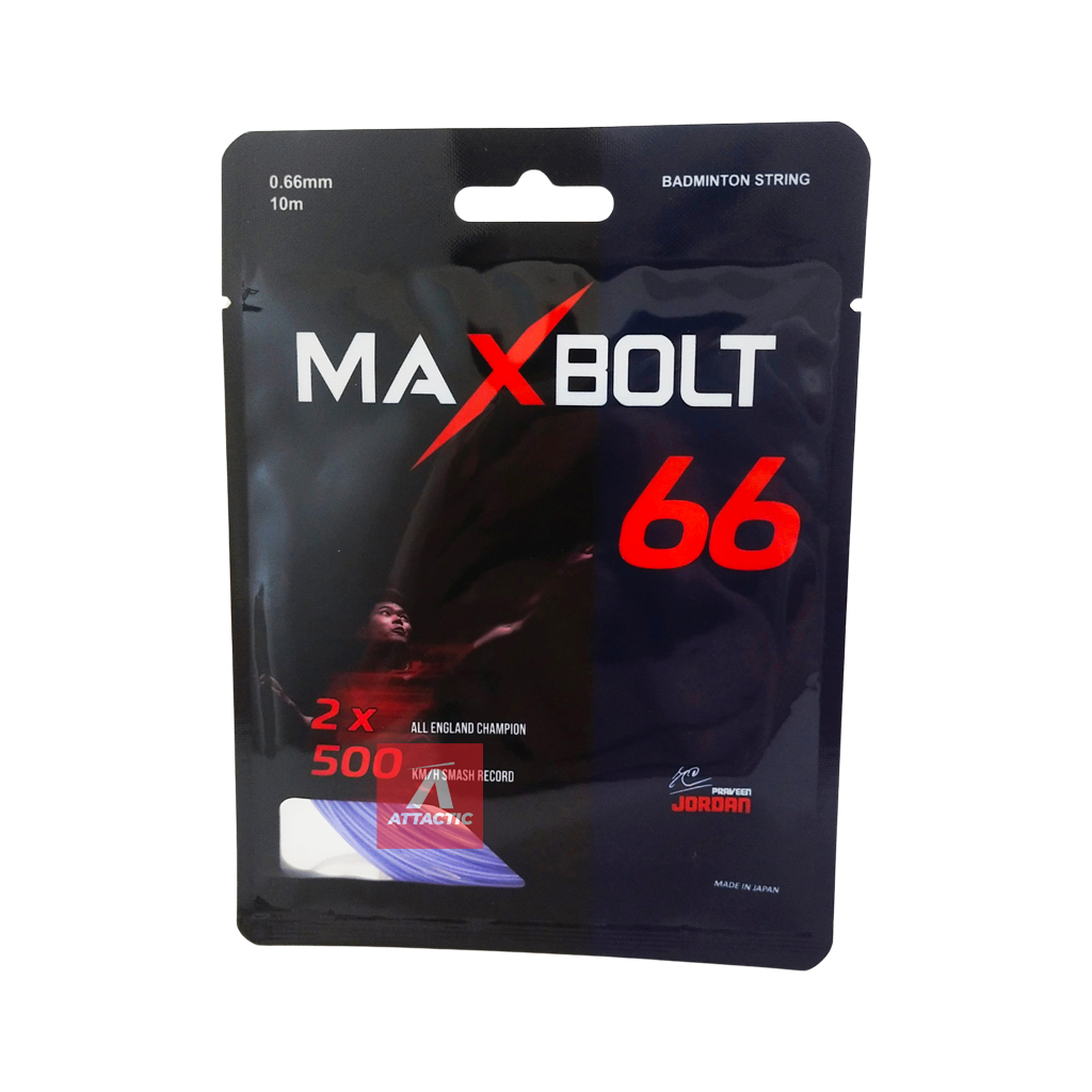 Maxbolt MBS 66 MBS66 Badminton String Tali (0.66mm) High Repulsion ...