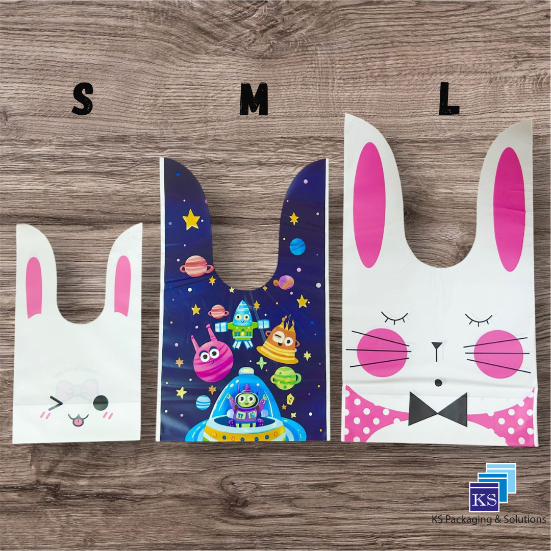 (50pcs) Cute Thick Goodies Bag/ Cookies Candy Goodies Bag/ Gift Bag ...