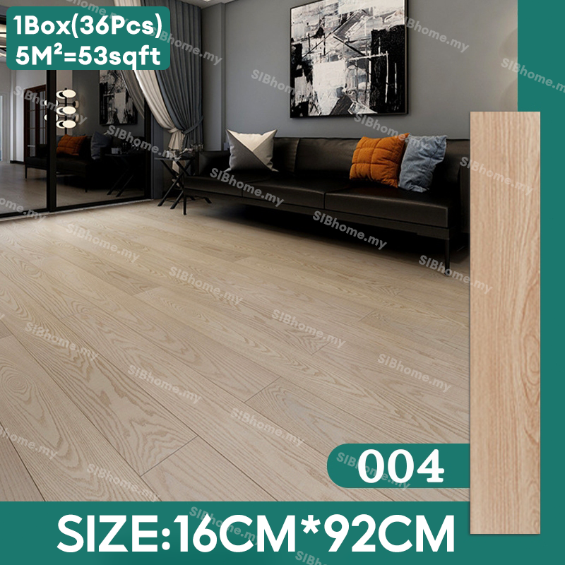 36PCS Floor Stickers 2MM Thick Vinyl Tile Flooring Waterproof Home ...