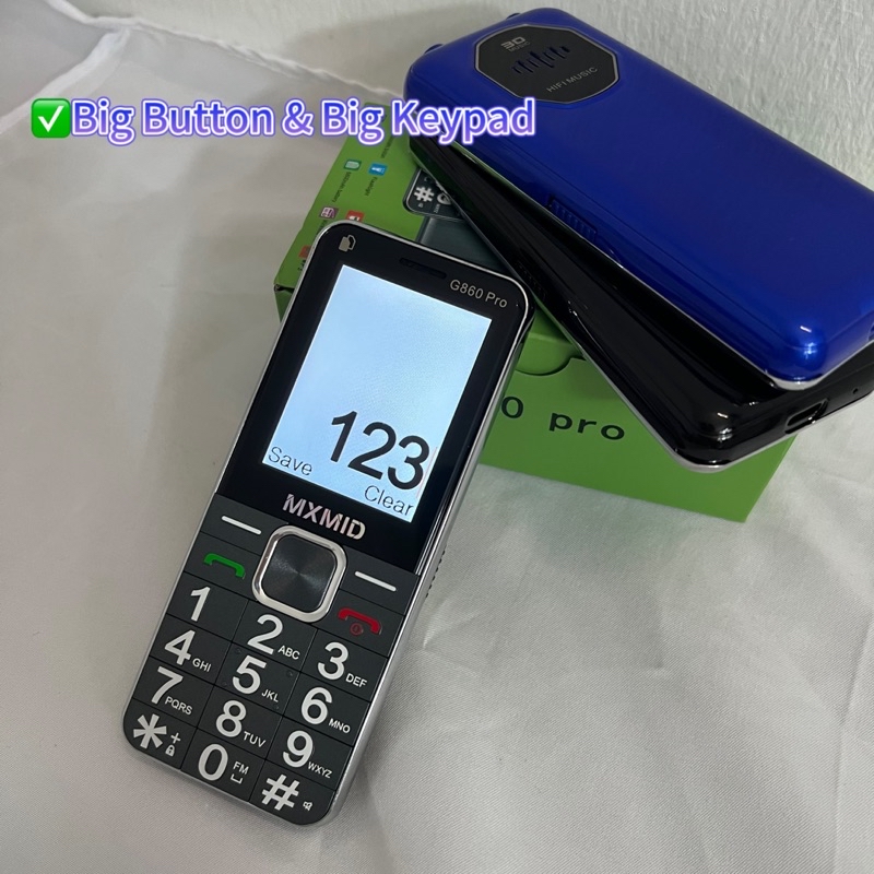 G860Pro Basic Phone for Elderly Seniors big numbers Large Keypad ...