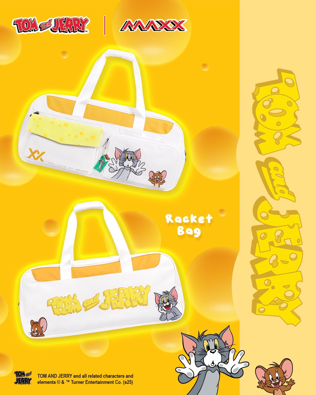 Maxx Tom & Jerry Limited Edition Racquet Bag | Shopee Malaysia